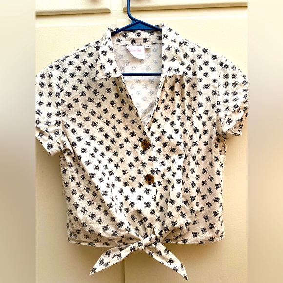 Vintage Gal Clothing | Tops | Vintage Gal Clothing Halloween Tie Top ...